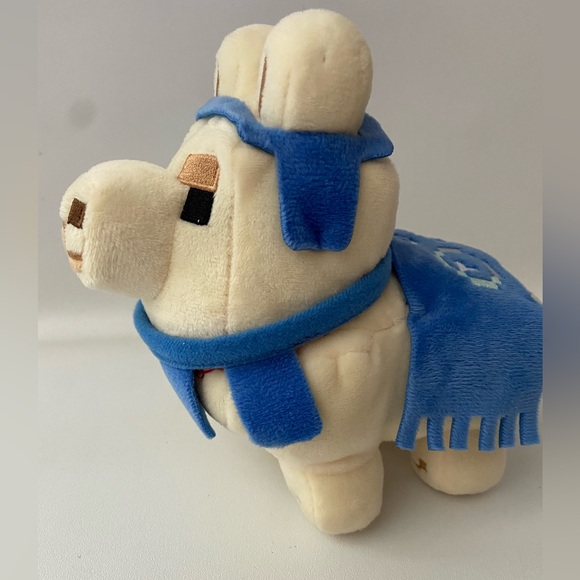 Jinx | Toys | Jinx Mojang Minecraft Cream Blue Baby Llama 7 Plush ...
